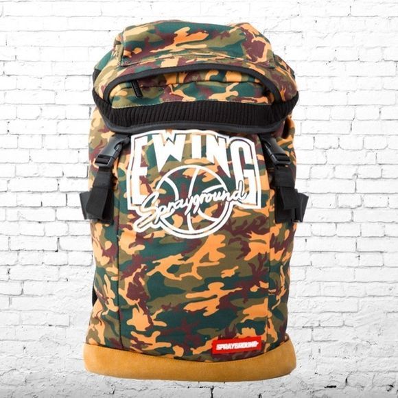Sprayground | Bags | Sprayground Ewing 33 Camo Top Loader Backpack Rare ...
